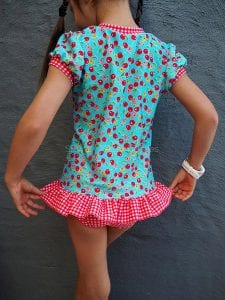 Girls Zip It Good Rashie - SEW BY PATTERN PIECES