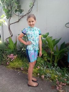 Girls Zip It Good Rashie - SEW BY PATTERN PIECES