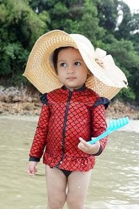 Girls Zip It Good Rashie - SEW BY PATTERN PIECES